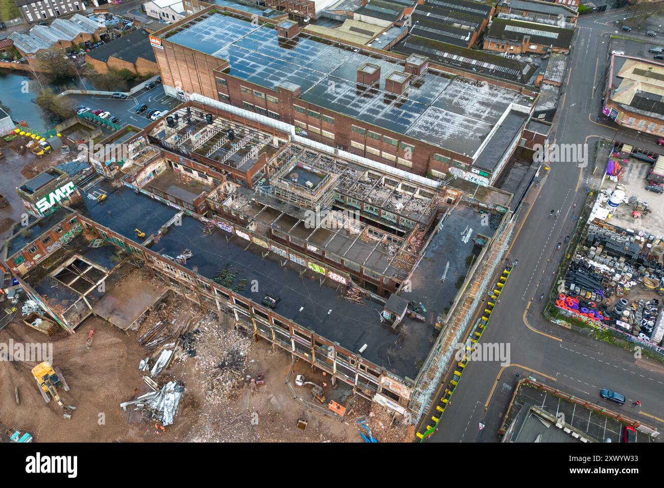 Canal Street, Digbeth, Birmingham, 15th March 2024 - Construction ...