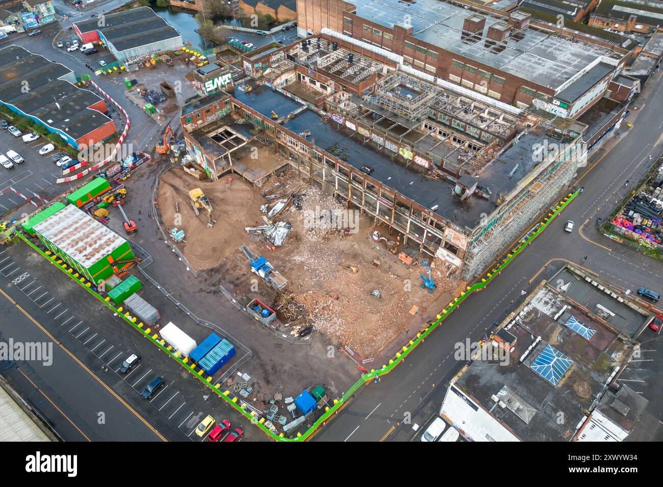 Canal Street, Digbeth, Birmingham, 15th March 2024 - Construction ...