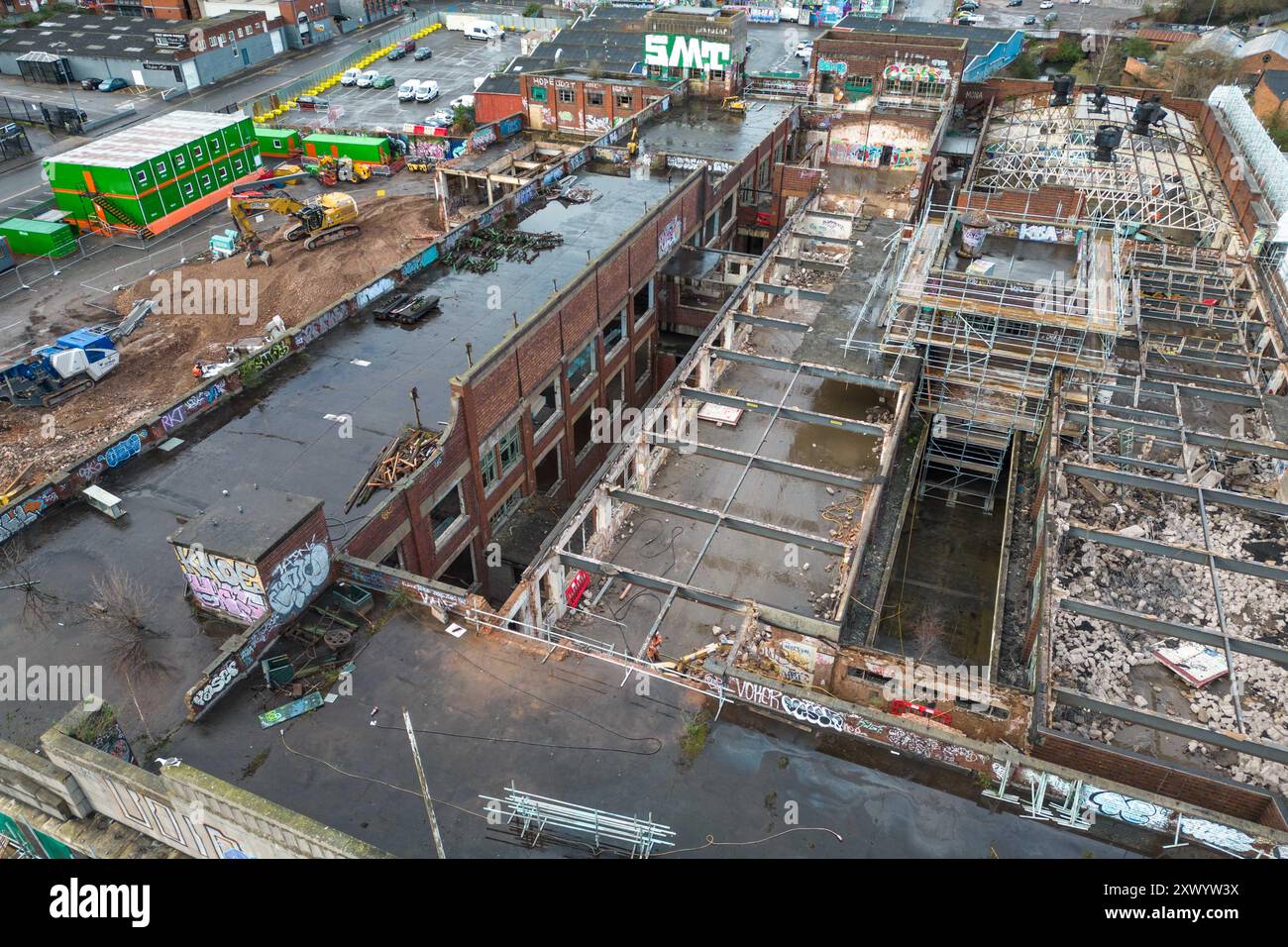 Canal Street, Digbeth, Birmingham, 15th March 2024 - Construction ...