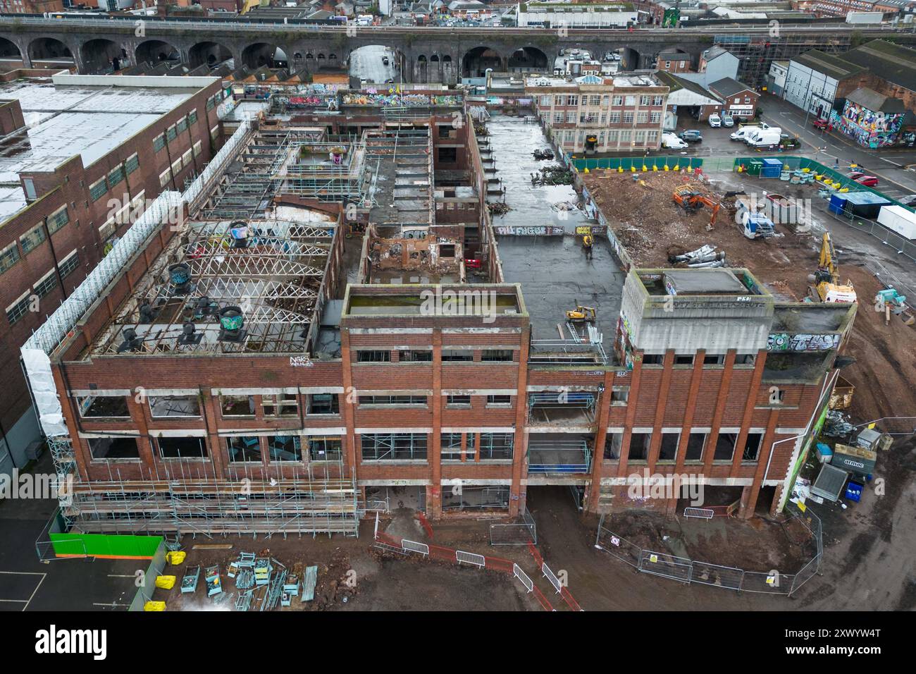 Canal Street, Digbeth, Birmingham, 15th March 2024 - Construction ...
