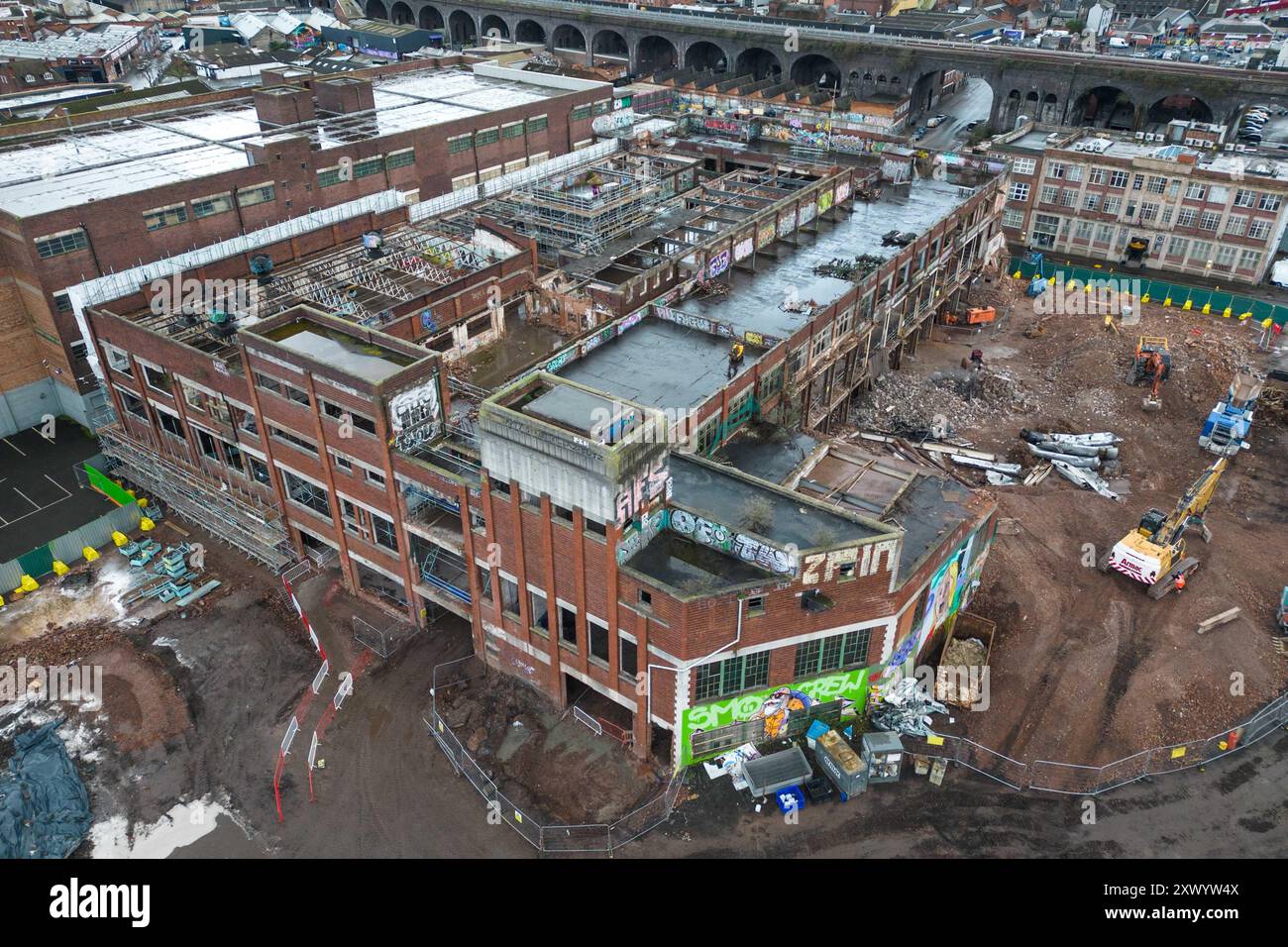 Canal Street, Digbeth, Birmingham, 15th March 2024 - Construction ...