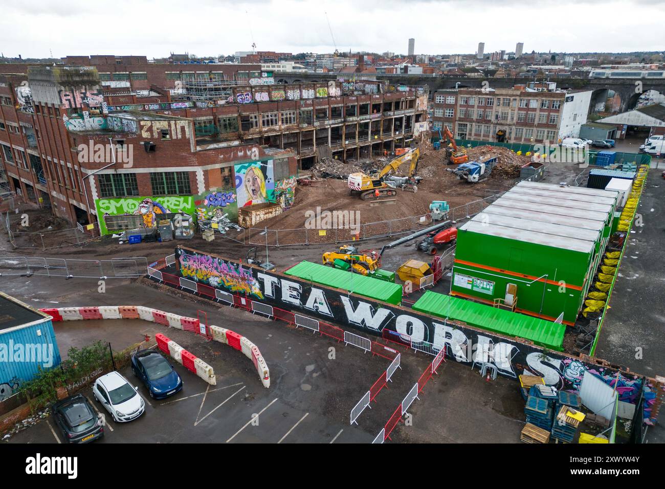 Canal Street, Digbeth, Birmingham, 15th March 2024 - Construction ...