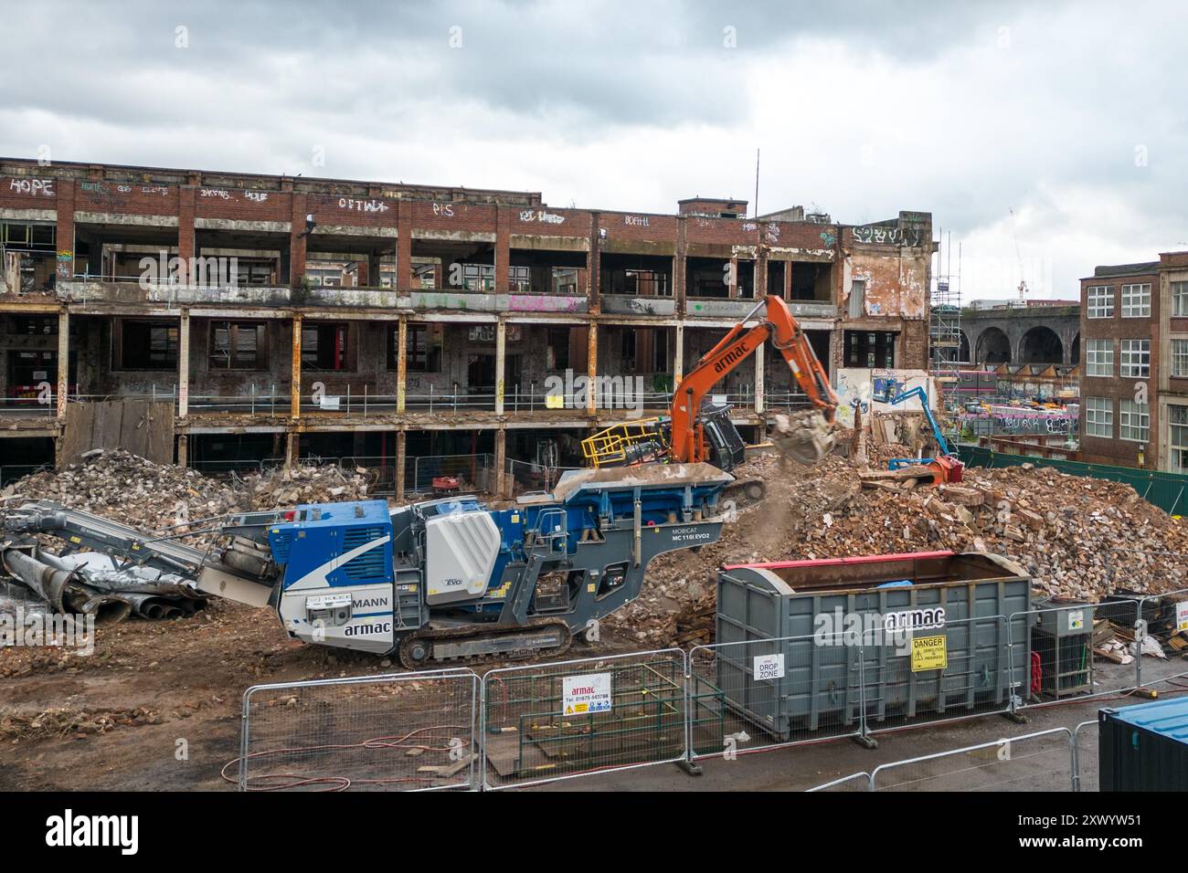 Canal Street, Digbeth, Birmingham, 15th March 2024 - Construction ...