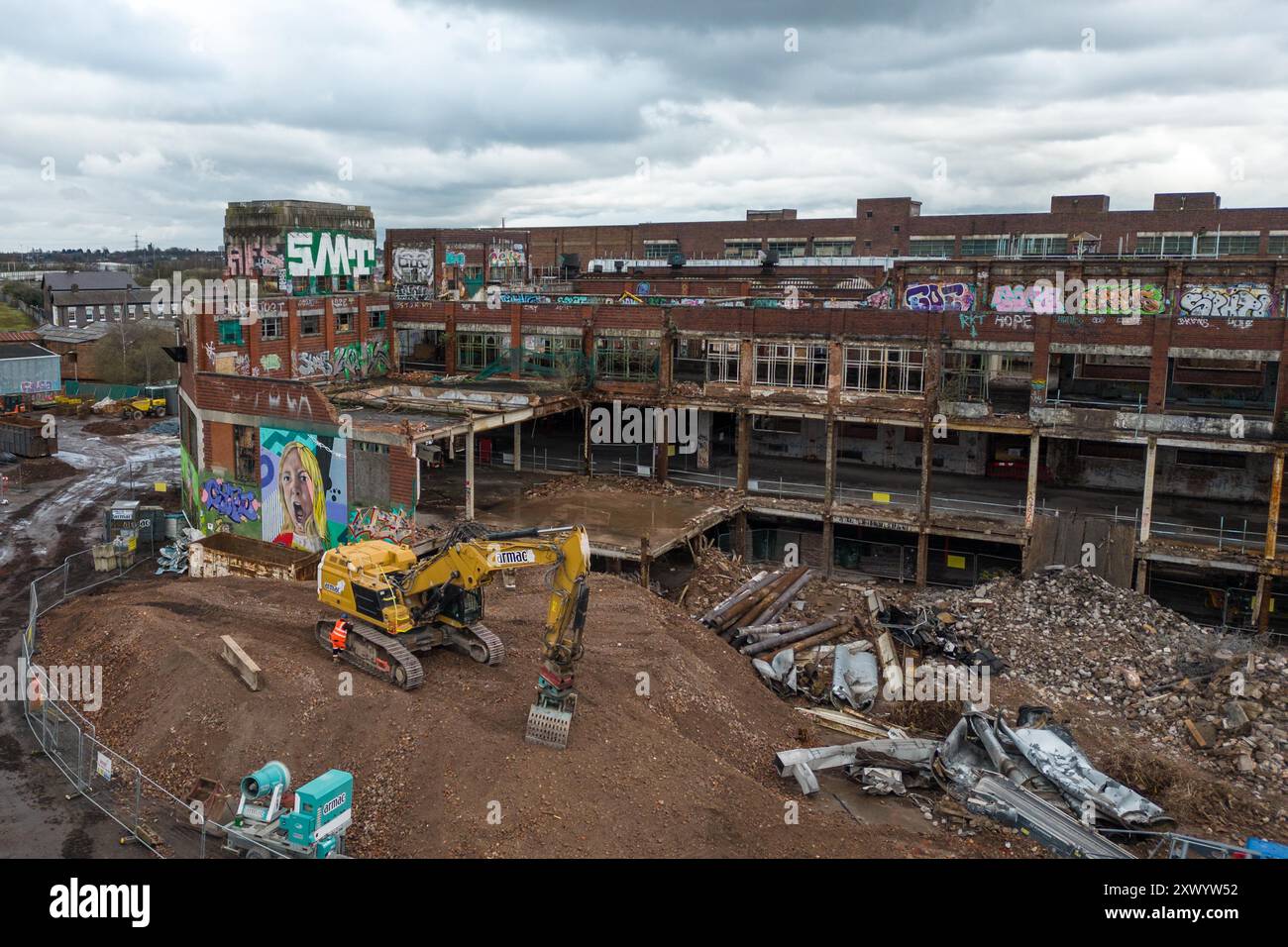 Canal Street, Digbeth, Birmingham, 15th March 2024 - Construction ...