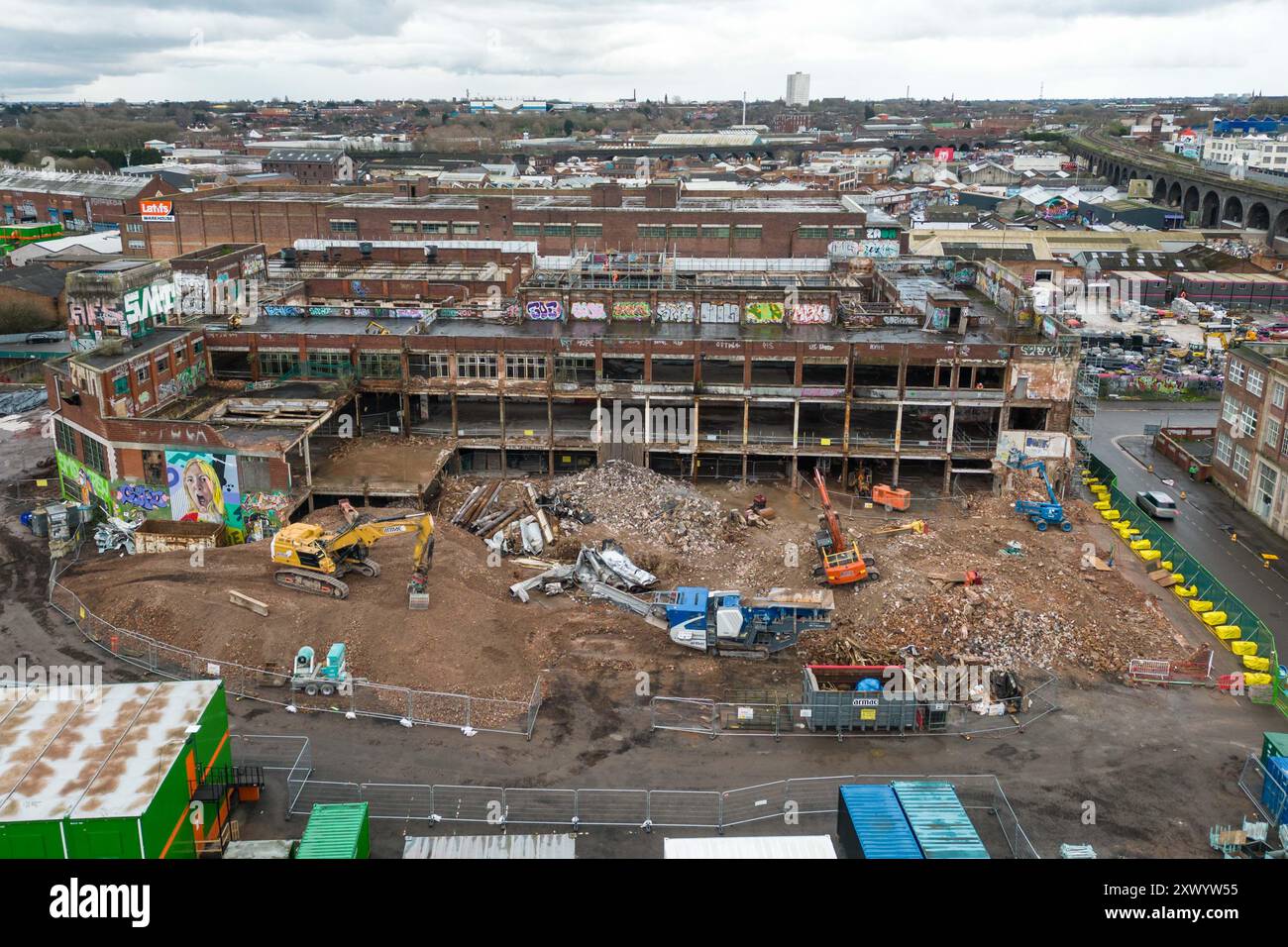 Canal Street, Digbeth, Birmingham, 15th March 2024 - Construction ...