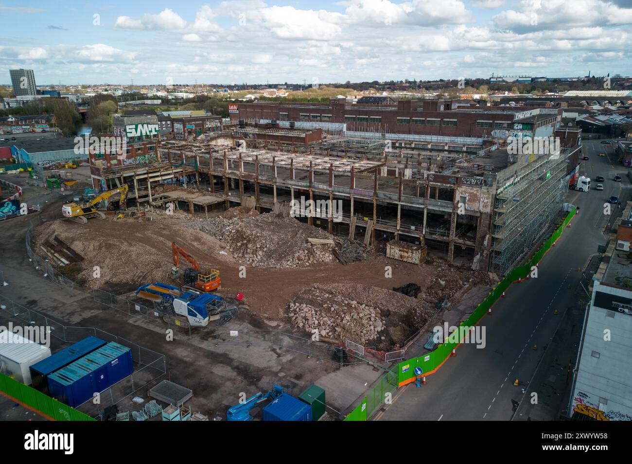 Canal Street, Digbeth, Birmingham, 30th March 2024 - Construction ...