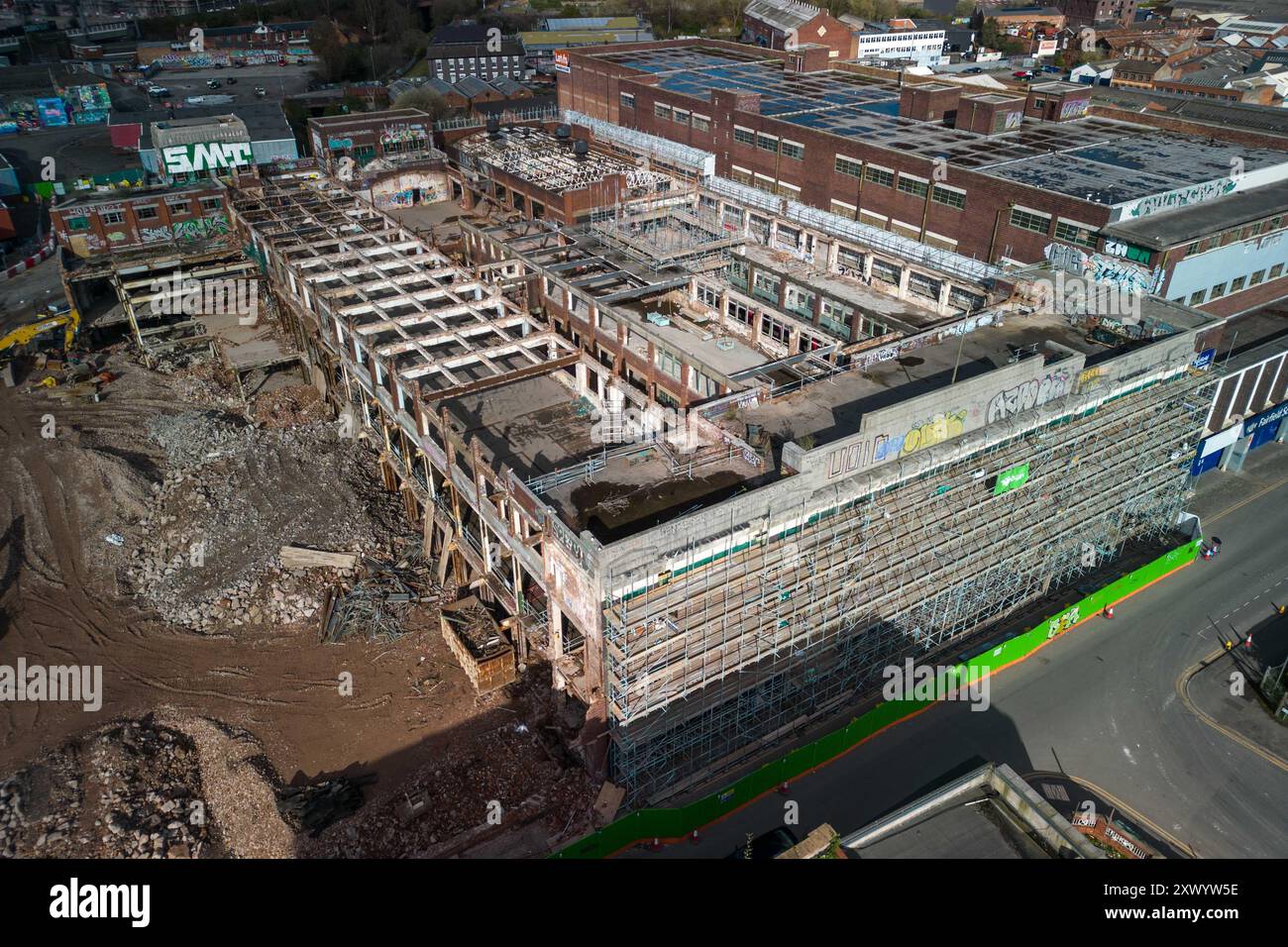 Canal Street, Digbeth, Birmingham, 30th March 2024 - Construction ...