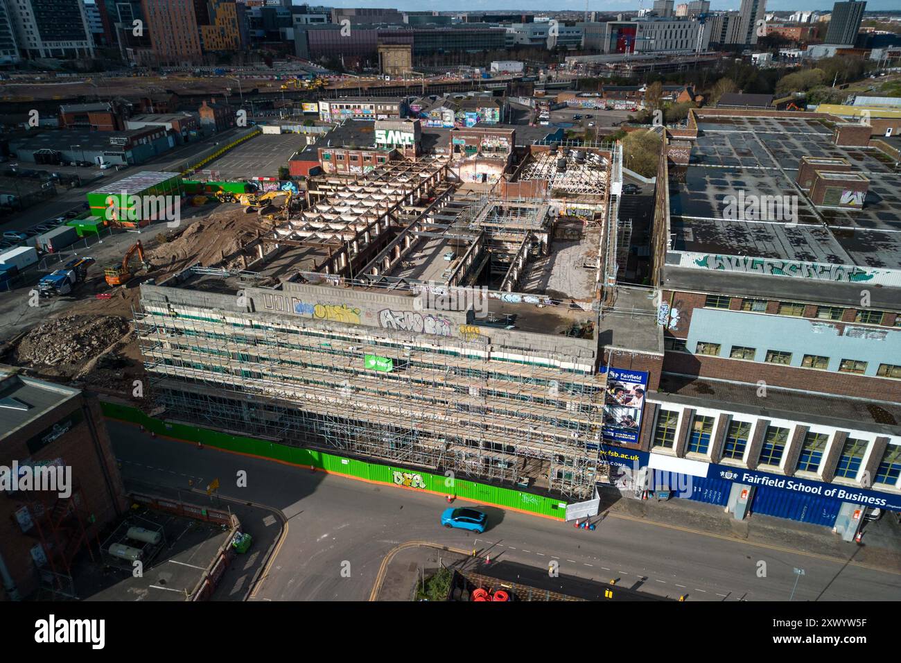 Canal Street, Digbeth, Birmingham, 30th March 2024 - Construction ...