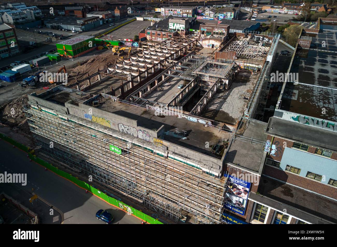 Canal Street, Digbeth, Birmingham, 30th March 2024 - Construction ...