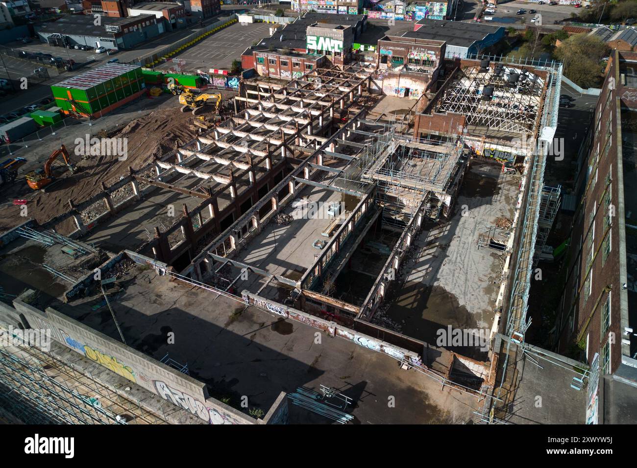 Canal Street, Digbeth, Birmingham, 30th March 2024 - Construction ...