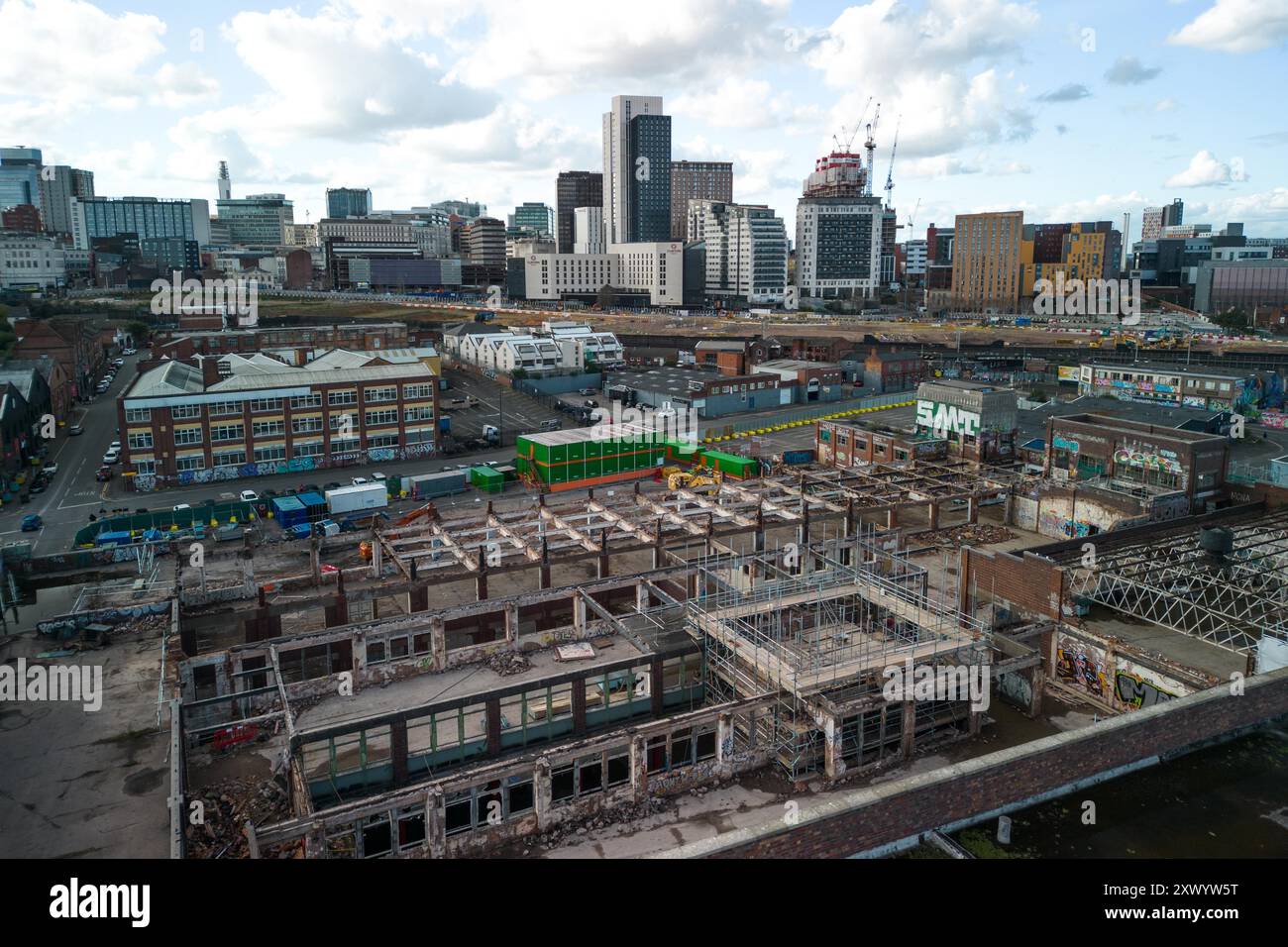 Canal Street, Digbeth, Birmingham, 30th March 2024 - Construction ...