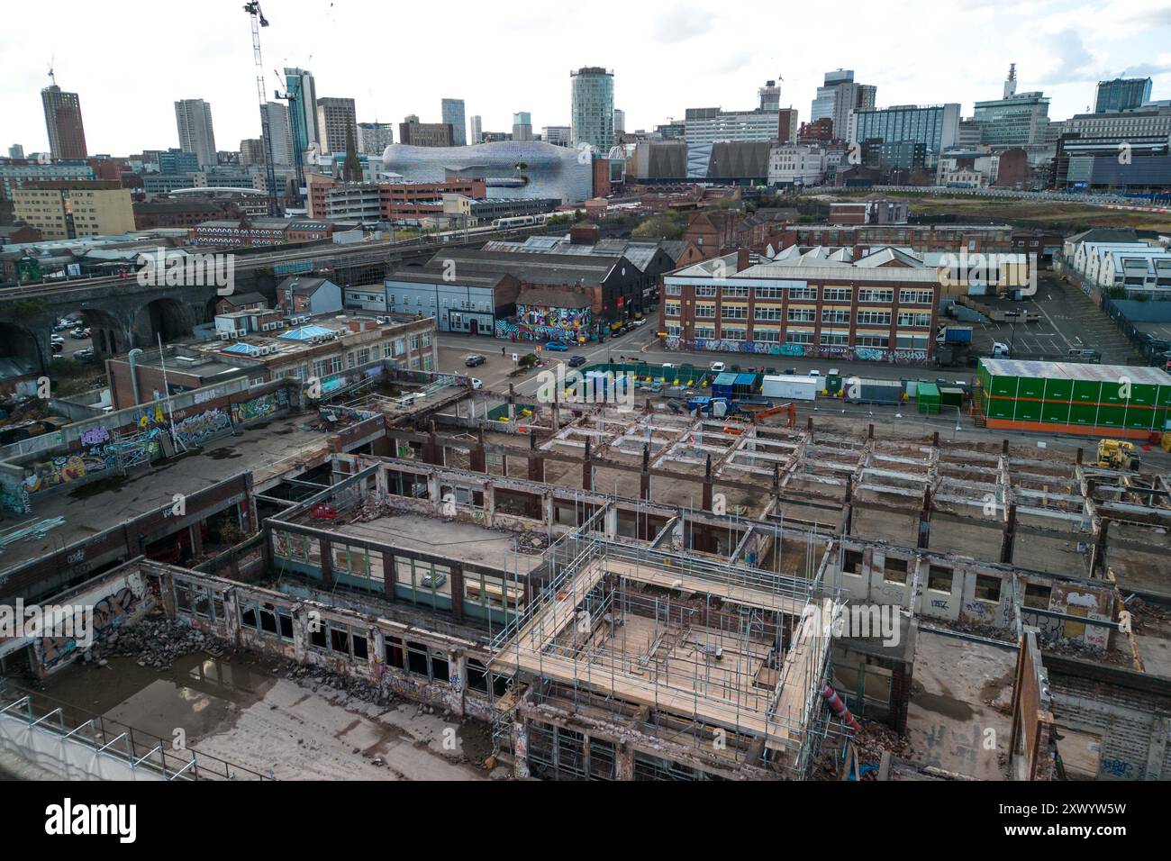 Canal Street, Digbeth, Birmingham, 30th March 2024 - Construction ...
