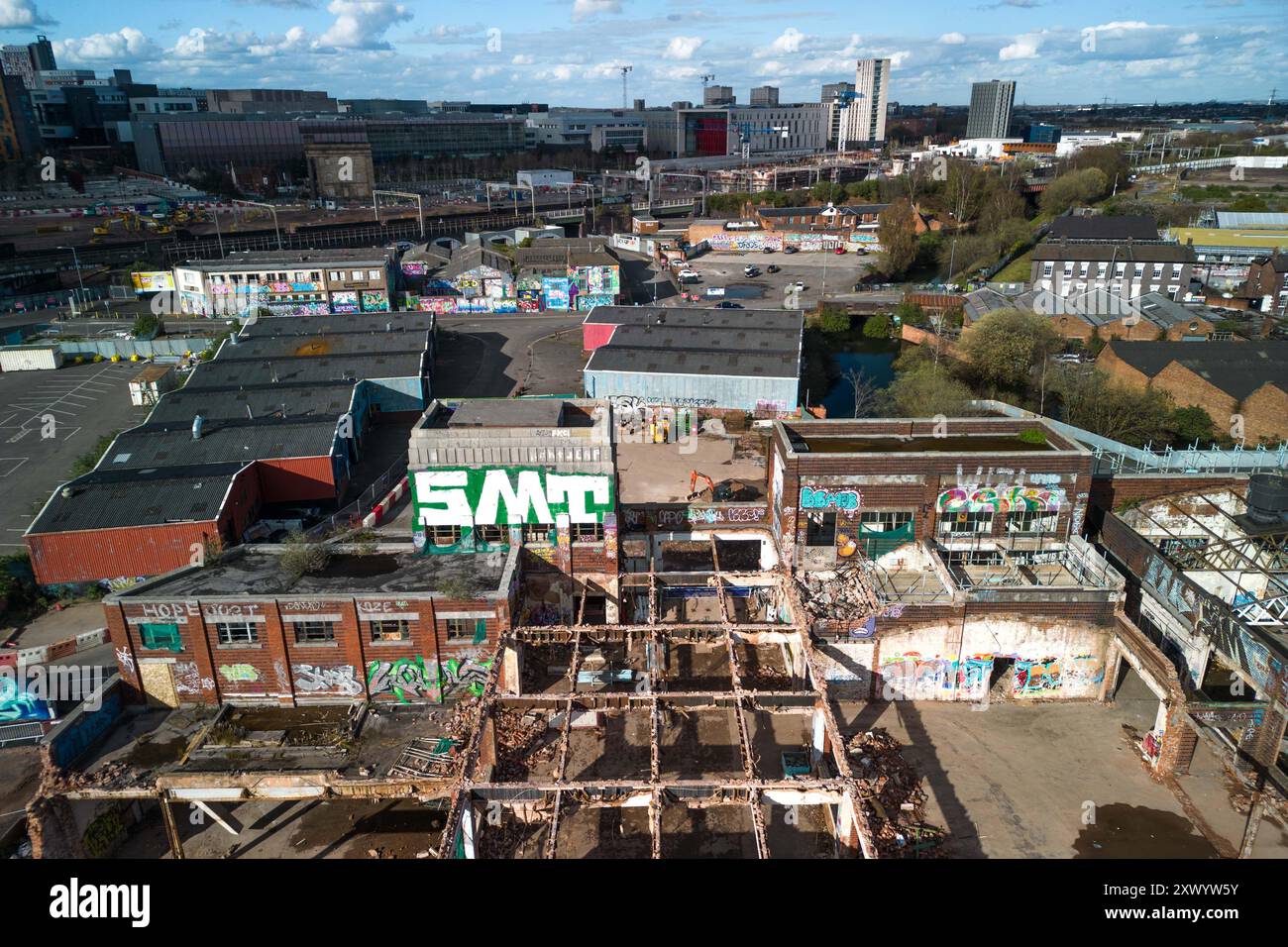 Canal Street, Digbeth, Birmingham, 30th March 2024 - Construction ...