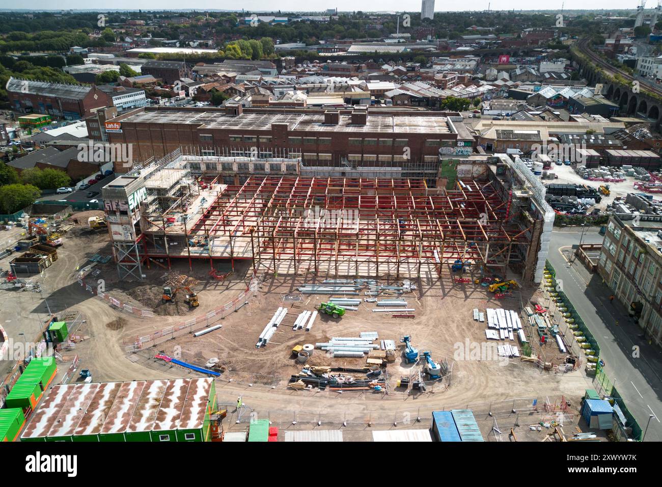 Canal Street, Digbeth, Birmingham, 21st August 2024 - Construction ...