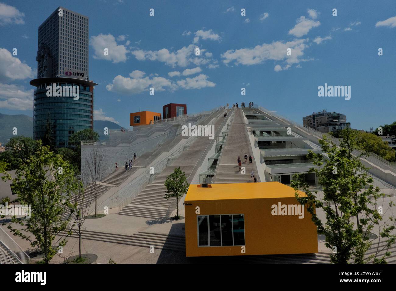 Pyramid of Tirana (Piramida), Tirana, Albania Stock Photo - Alamy