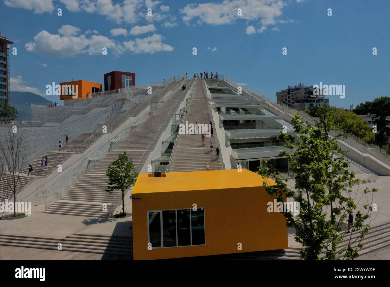 Tirana albania pyramid museum enver hi-res stock photography and images ...