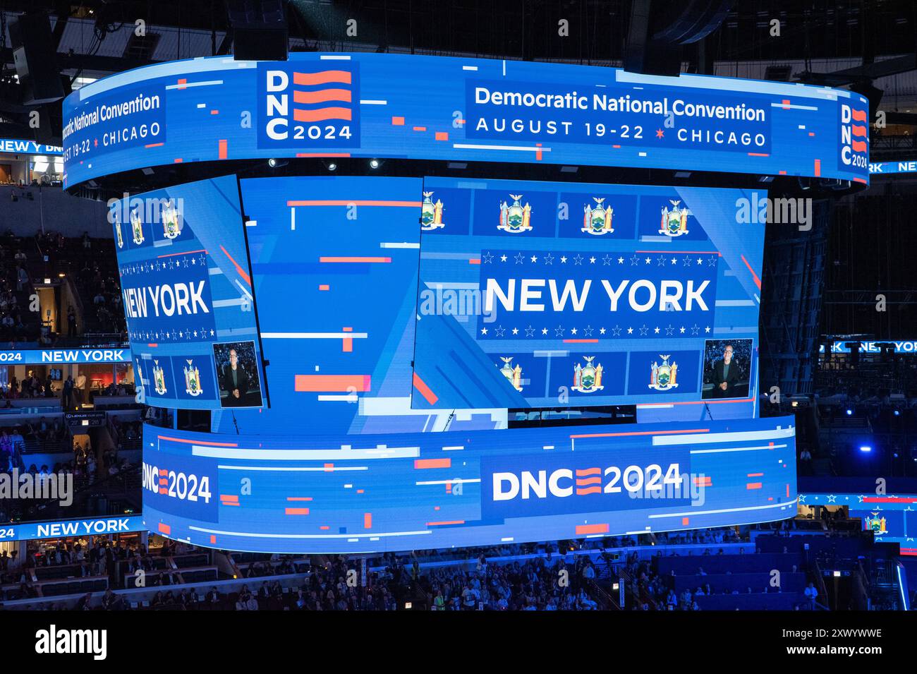 Democratic National Convention Day 2 Chicago. Opening ceremony for DNC ...