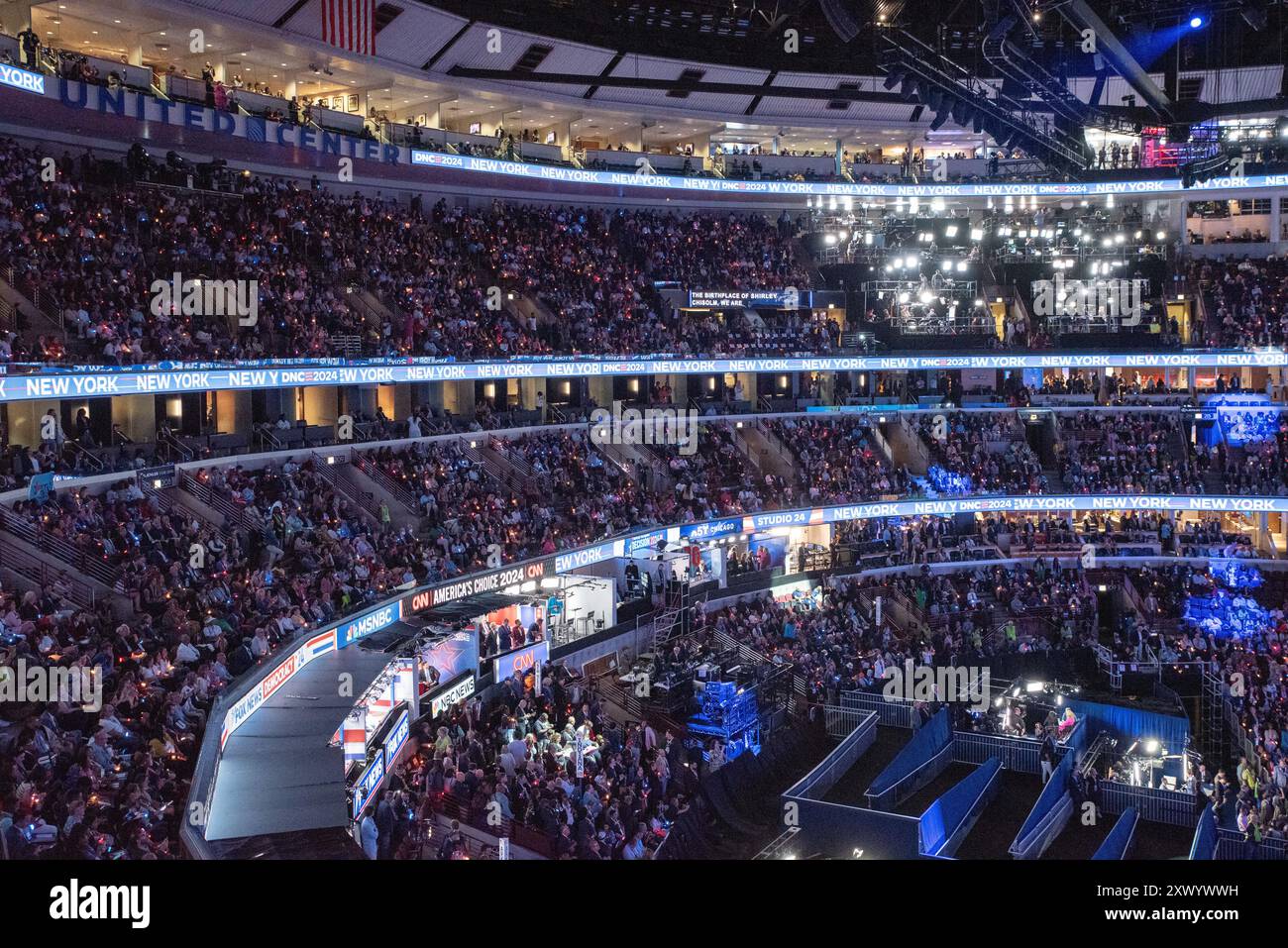 Democratic National Convention Day 2 Chicago. Opening ceremony for DNC ...