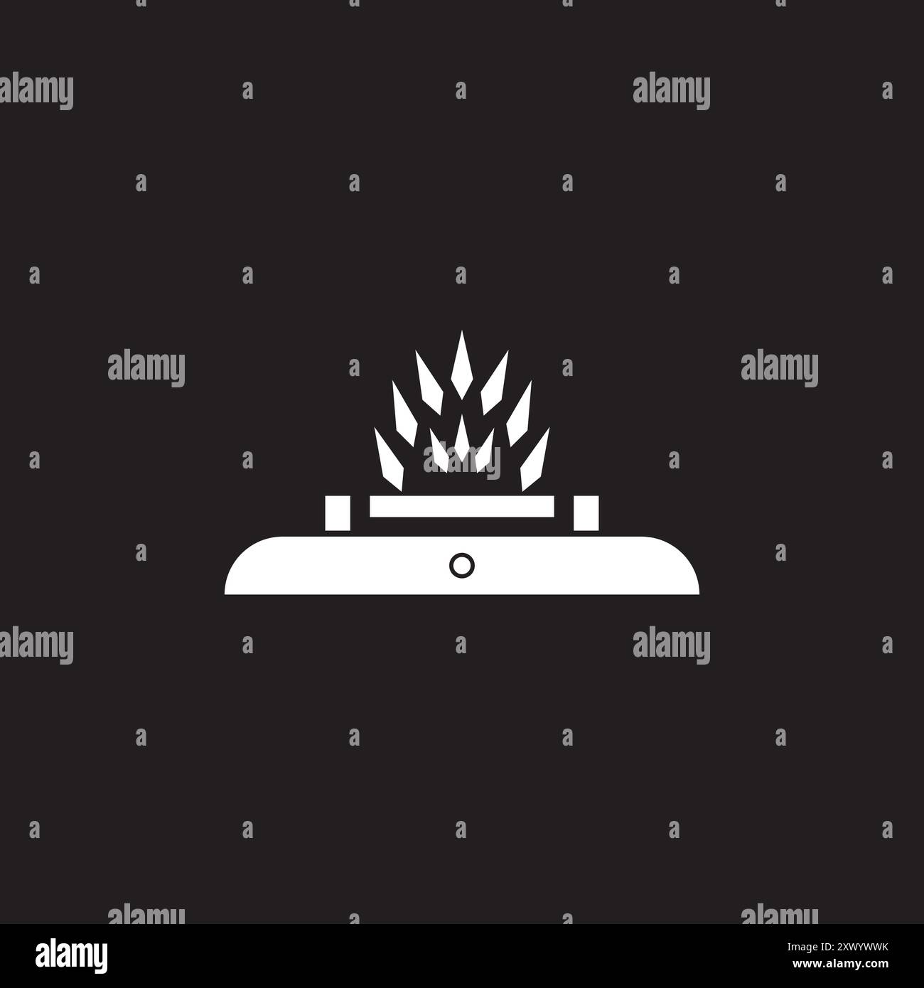 modern gas stove logo illustration element design Stock Vector Image ...