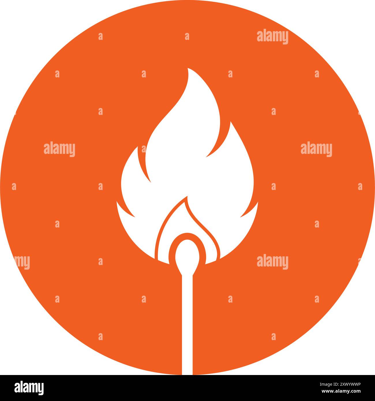 match stick logo illustration element design Stock Vector Image & Art ...