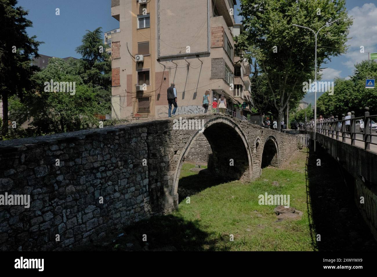 Tanners' Bridge (Ura e Tabakëve), Ottoman footbridge in Tirana, Albania ...