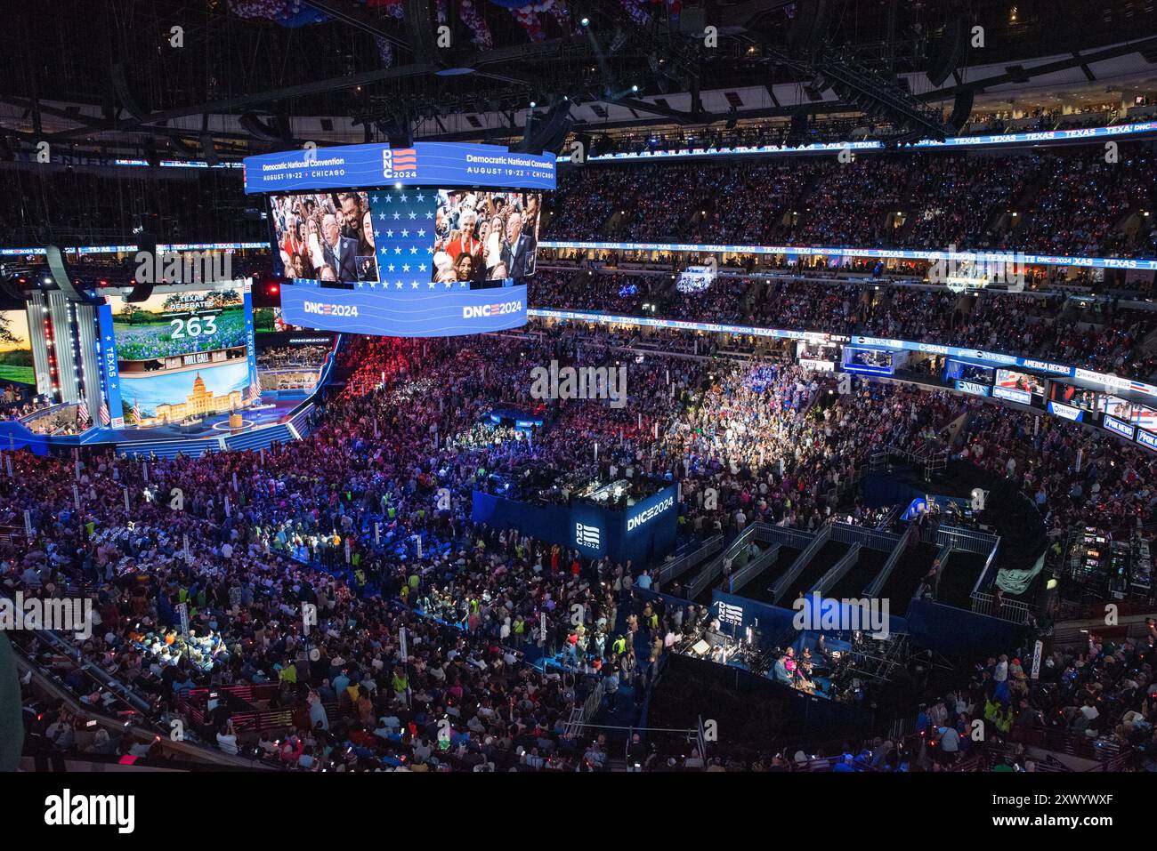 Democratic National Convention Day 2 Chicago. Opening ceremony for DNC ...