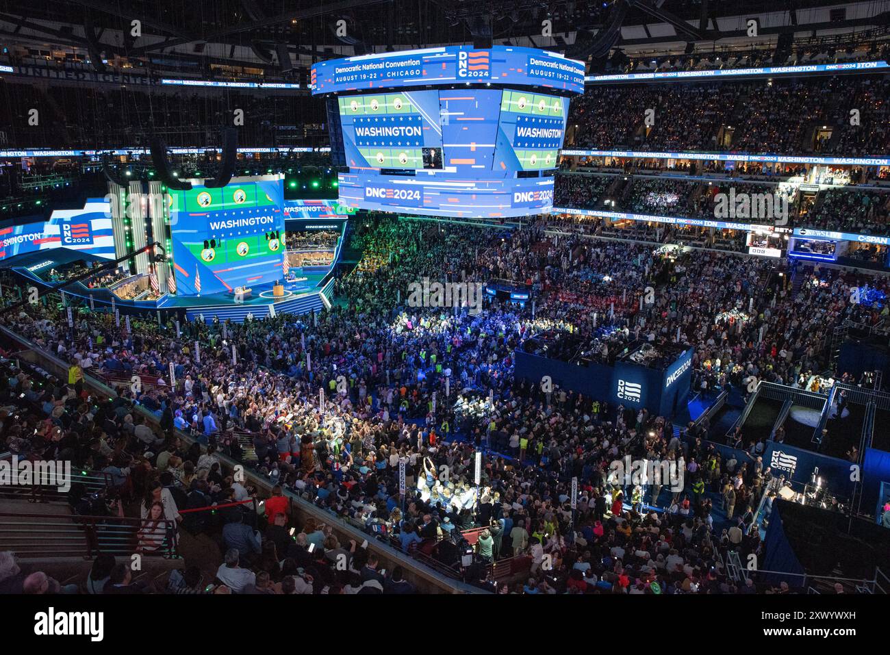 Democratic National Convention Day 2 Chicago. Opening ceremony for DNC ...