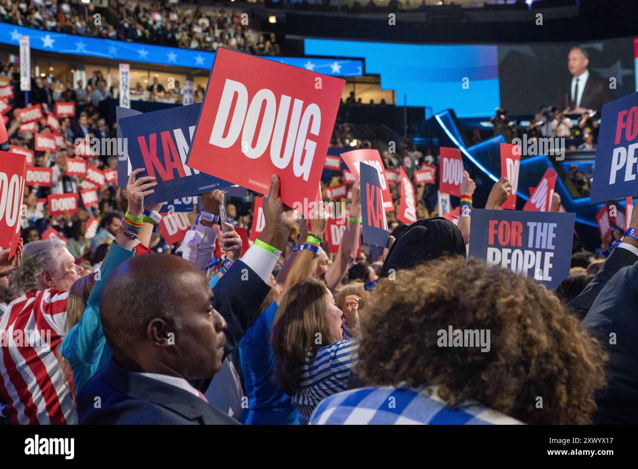 Democratic National Convention Day 2 Chicago. Opening ceremony for DNC ...