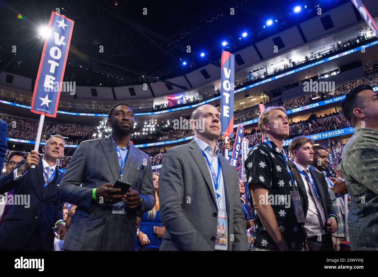 Democratic National Convention Day 2 Chicago. Opening ceremony for DNC ...