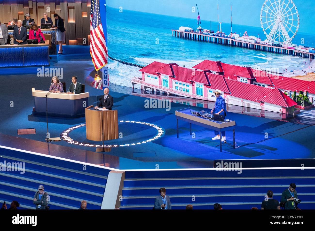 Democratic National Convention Day 2 Chicago. Opening ceremony for DNC ...