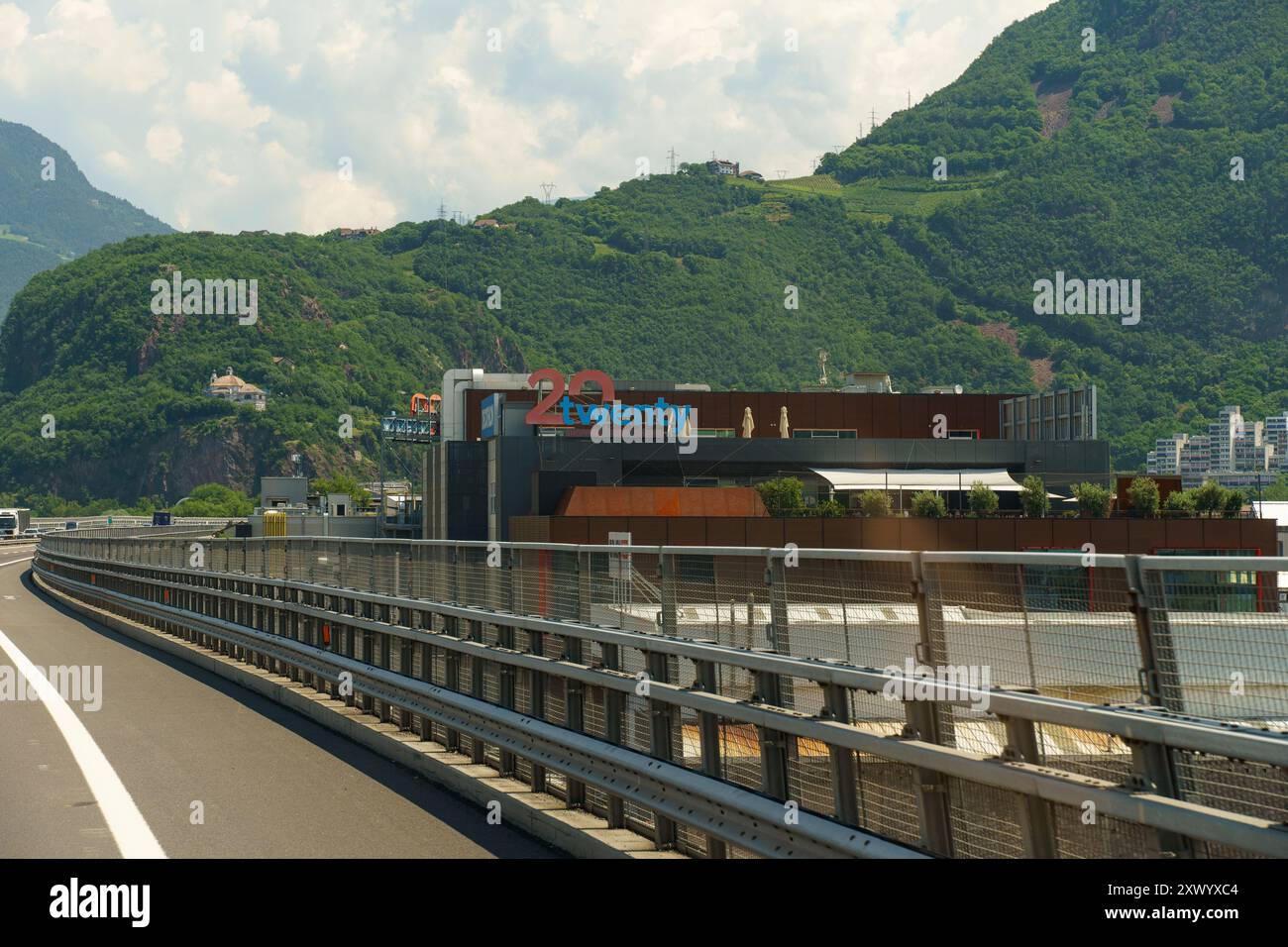 Bolzano, Italy - June 8, 2023: A modern building with Twenty signage ...