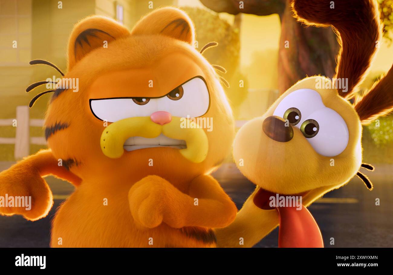 The Garfield Movie Stock Photo - Alamy