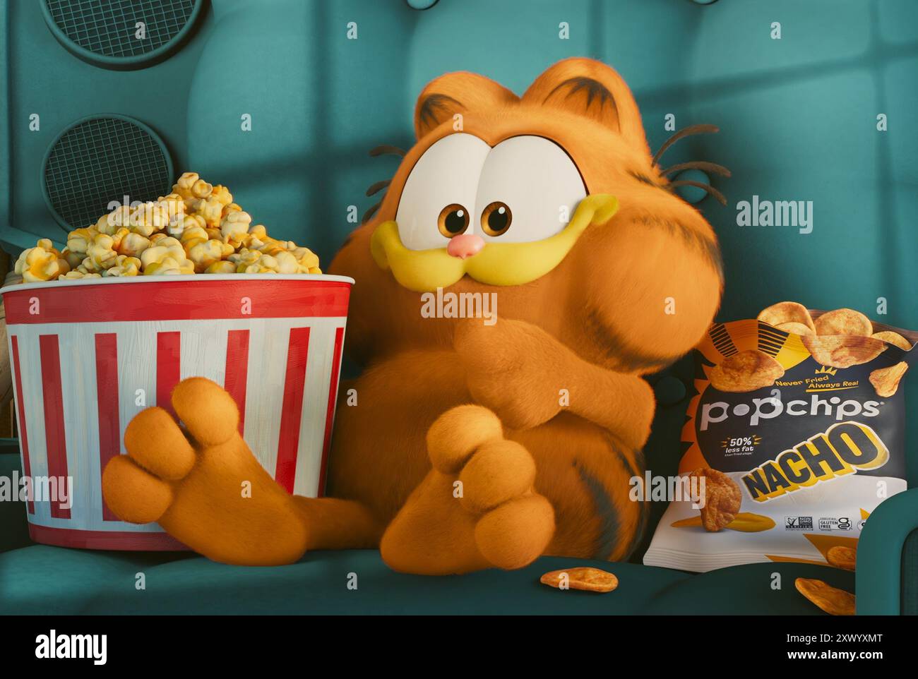2024 the garfield movie poster hi-res stock photography and images - Alamy