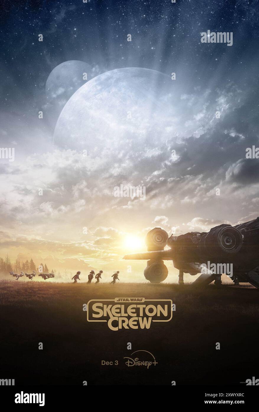 Star Wars Skeleton Crew poster Stock Photo - Alamy