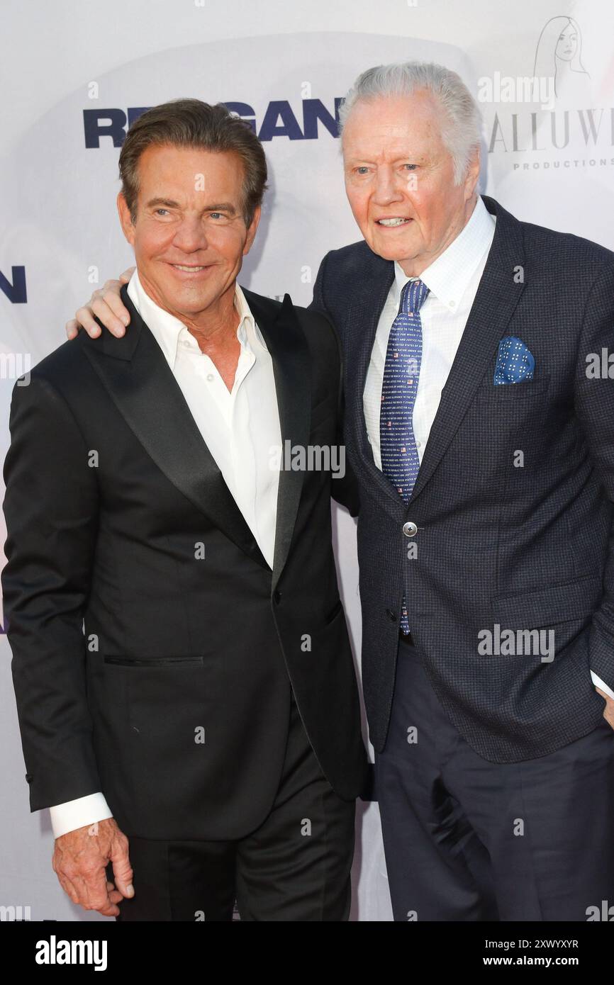 Los Angeles, USA. 21st Aug, 2024. Dennis Quaid, Jon Voight at "Reagan ...