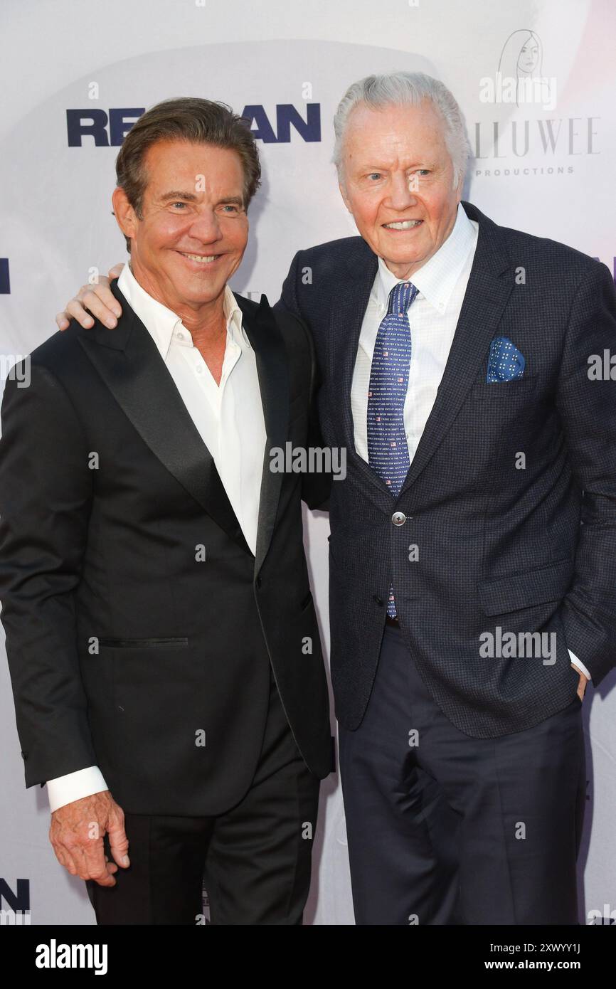 Los Angeles, USA. 21st Aug, 2024. Dennis Quaid, Jon Voight at "Reagan ...