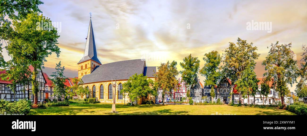 Old city of Guetersloh, Germany Stock Photo - Alamy