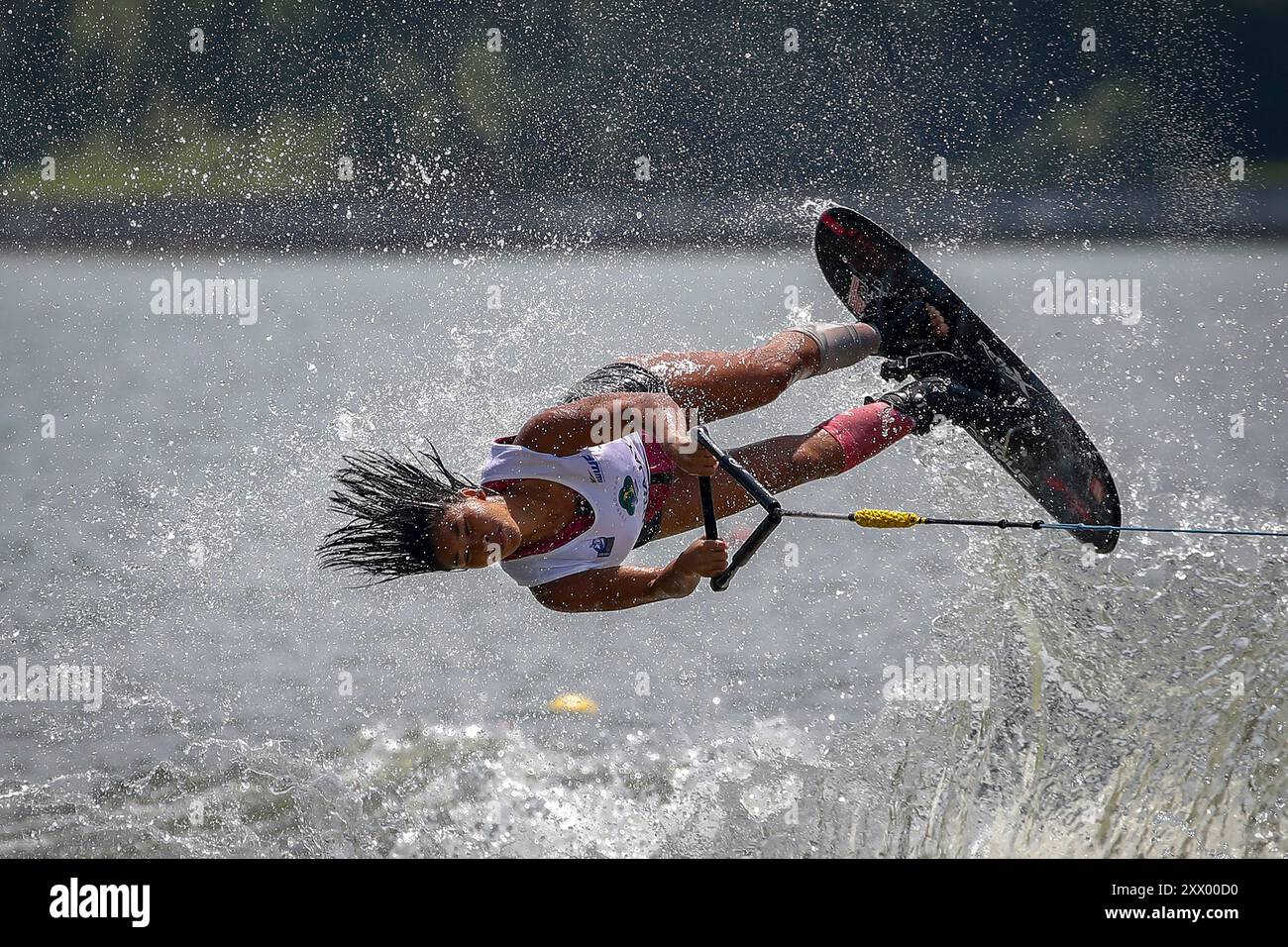 Aaliyah Yoong of Malaysia in action during the Open Women Tricks at the ...