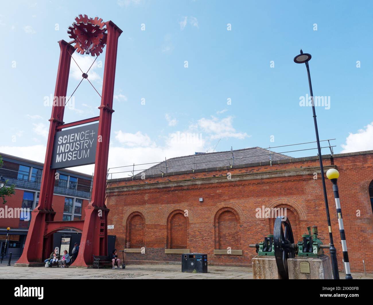 Science and Industry Museum exterior in Manchester, England. August 20 ...