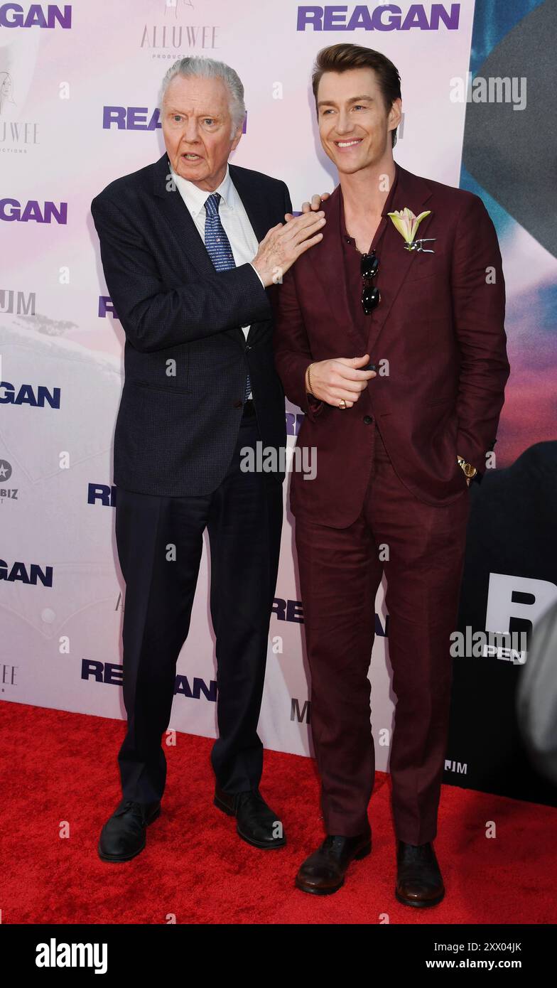 Hollywood, California, USA. 20th Aug, 2024. (L-R) Jon Voight and Alex ...