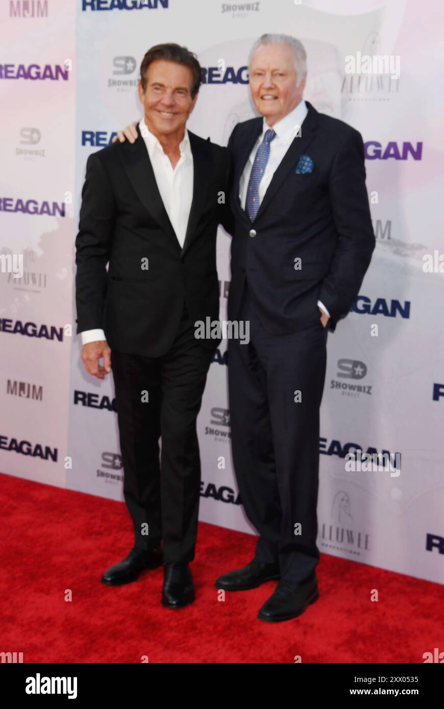 Hollywood, California, USA. 20th Aug, 2024. (L-R) Dennis Quaid and Jon ...