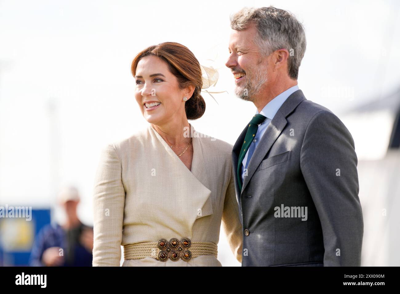 Assens, Denmark. 21st Aug, 2024. The royal couple, Queen Mary and King ...