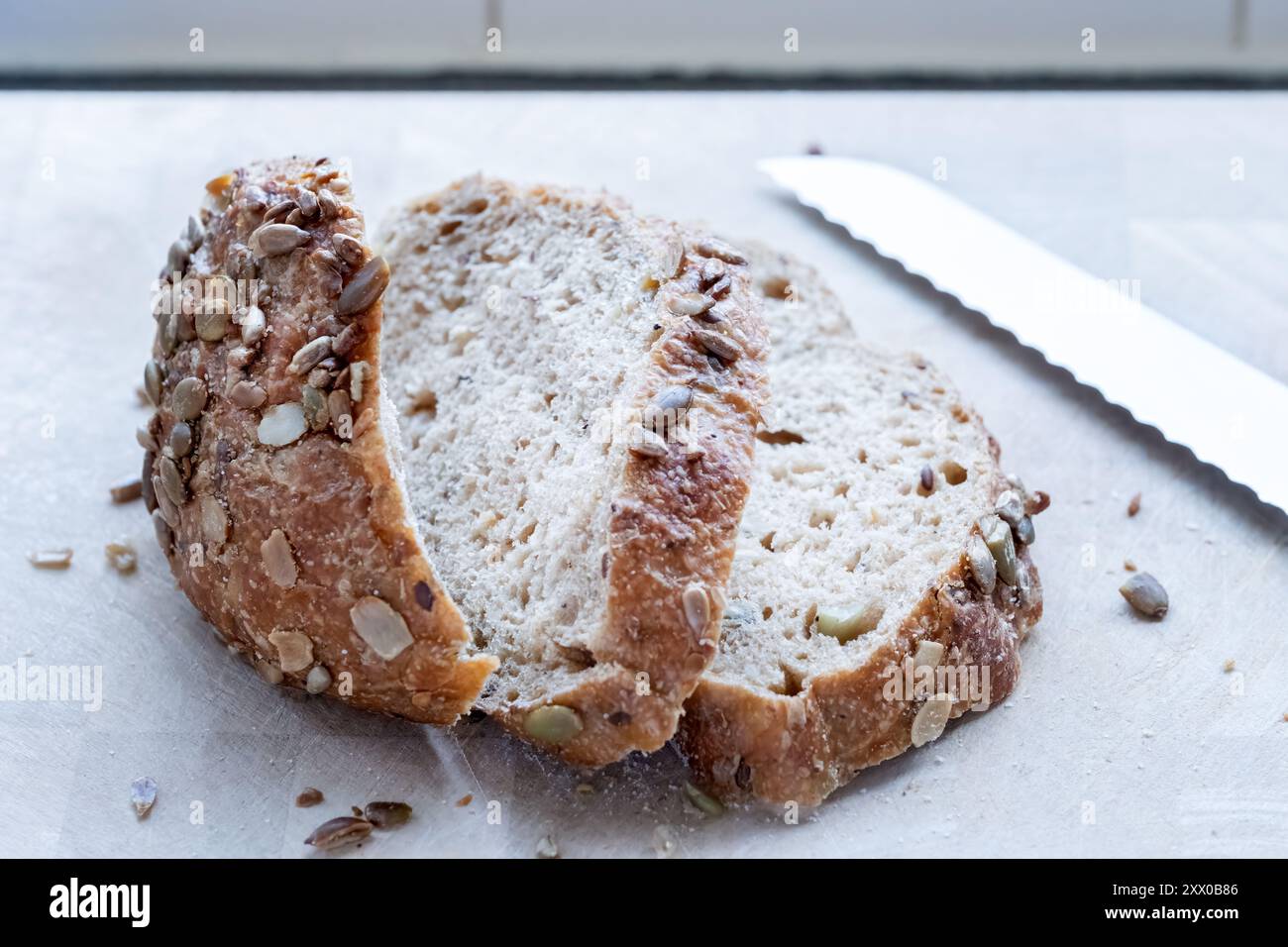 Multi seeded sourdough bread hi-res stock photography and images - Alamy