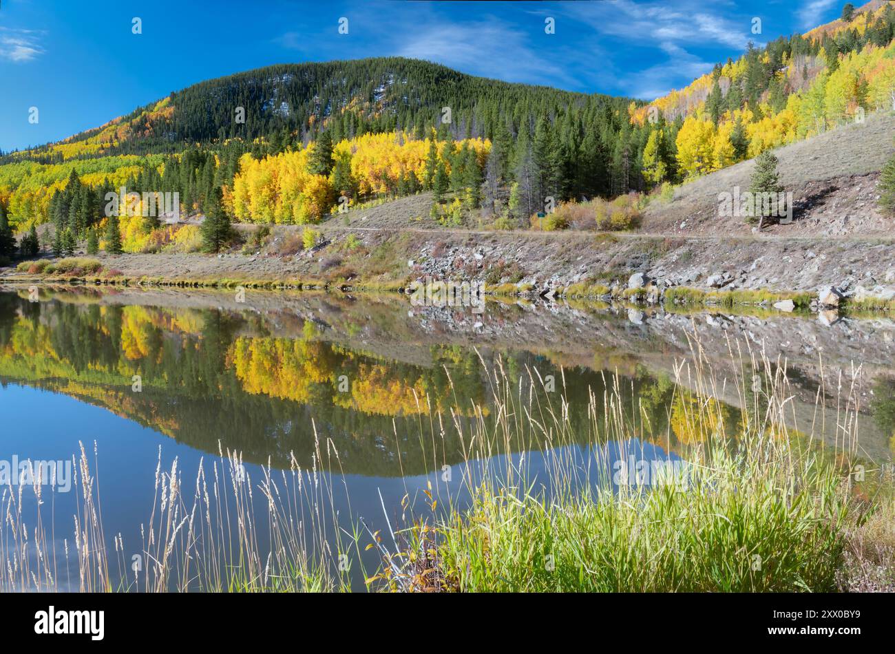 Camp Hale Pond Colorado Stock Photo - Alamy