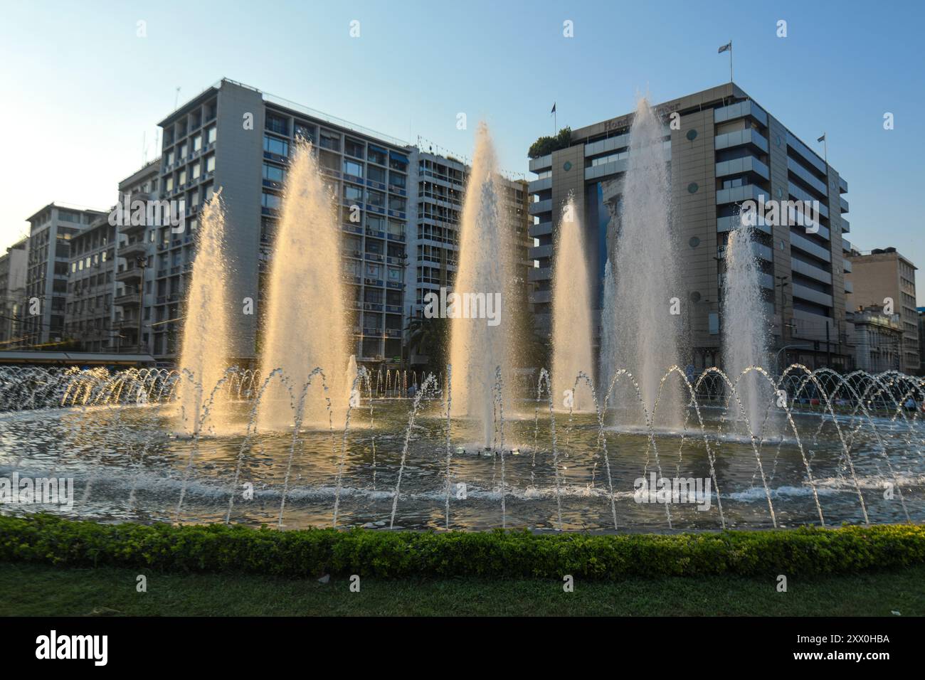 Fountain athens university greece hi-res stock photography and images ...