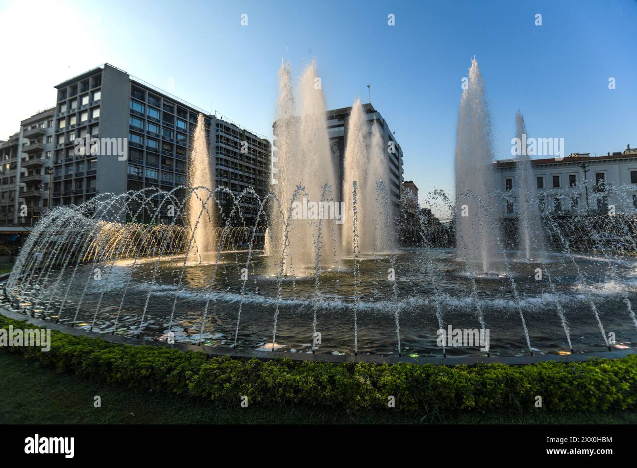 Fountain athens university greece hi-res stock photography and images ...