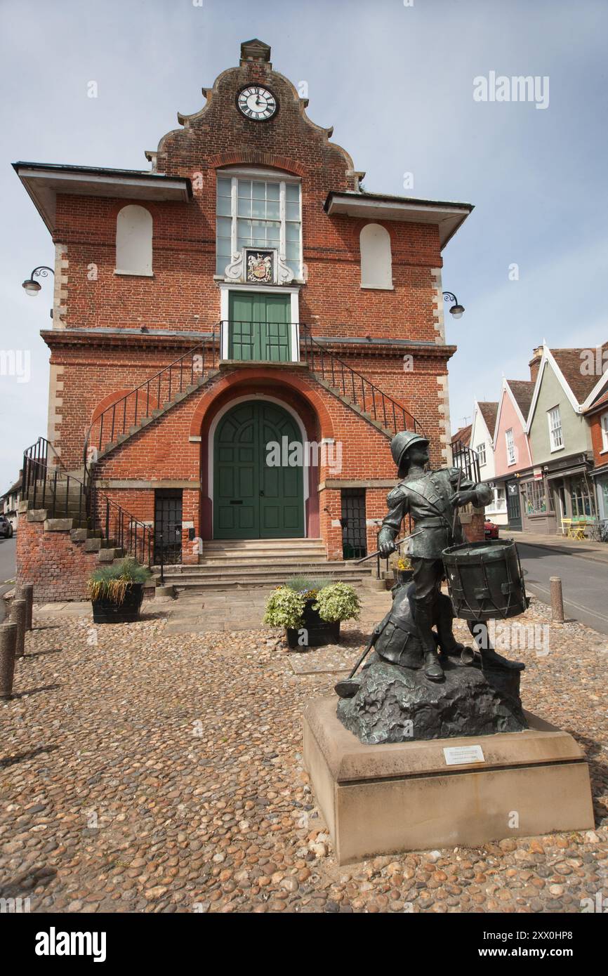 The Drums of the Fore and Aft statue in Woodbridge, Suffolk in the ...