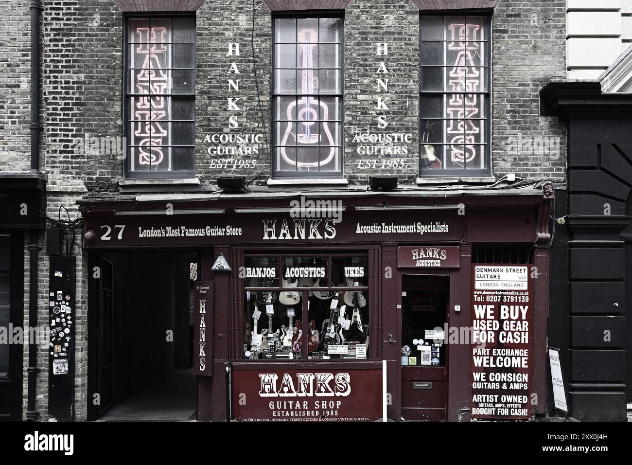 Hanks denmark street london hi-res stock photography and images - Alamy