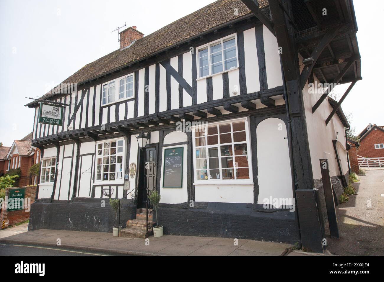 The old pub, Ye Olde Bell and Steelyard in Woodbridge in the United ...