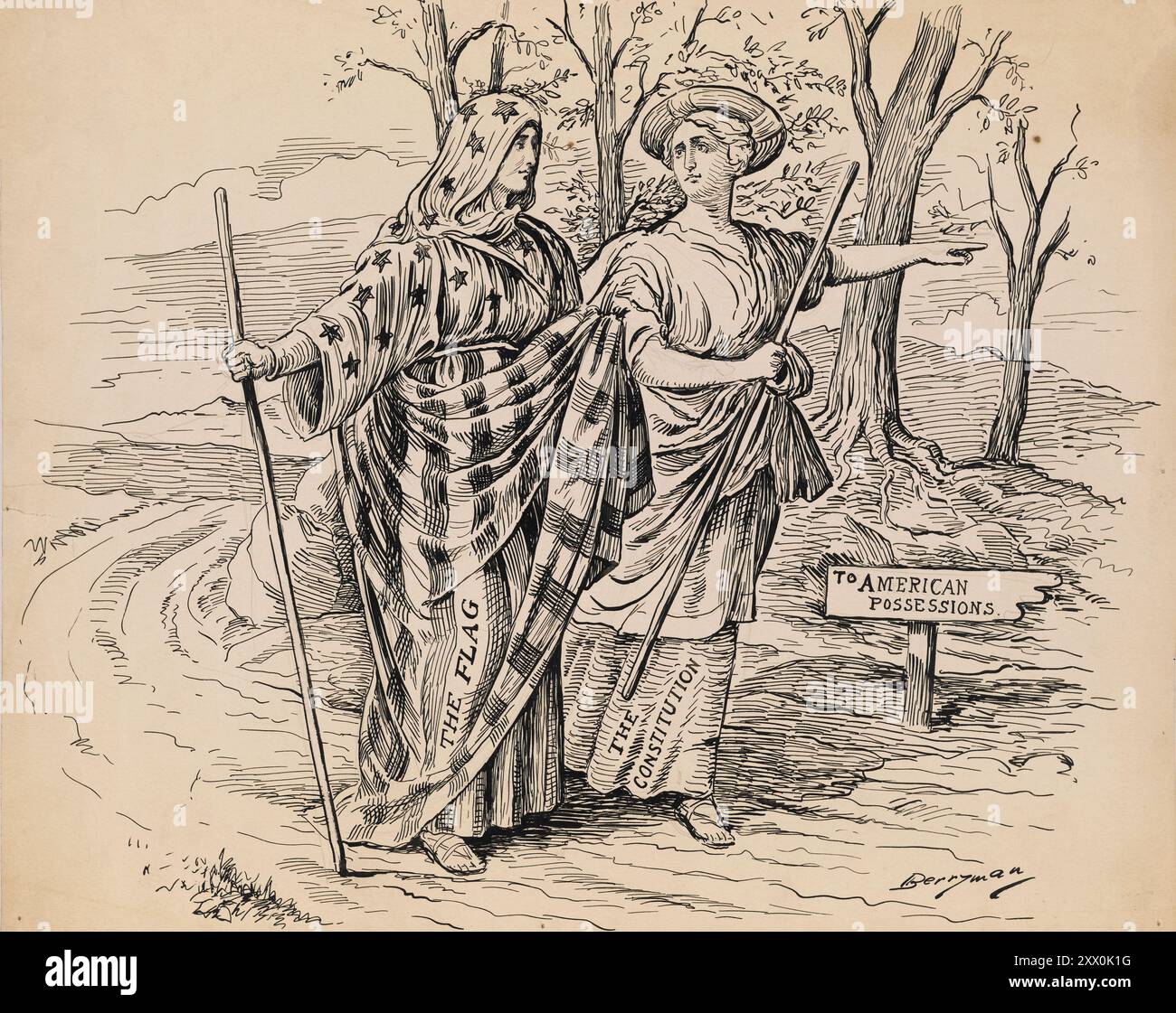 Vintage illustration entitled, "As Inseparable as Ruth and Naomi", by ...